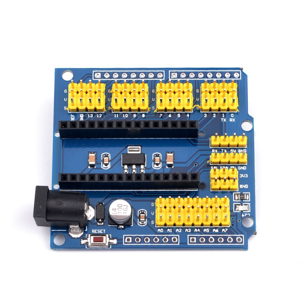 Nano Uno Multi Function Expansion Board Blue Board Botshop 