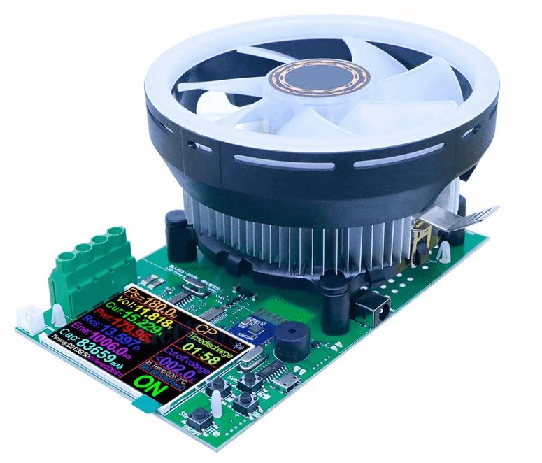 180W Adjustable Constant Current Electronic Load Battery Tester | BotShop