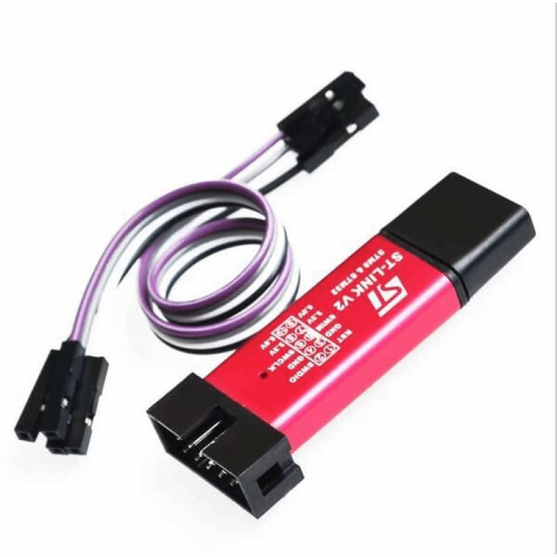 ST Link V2 Programmer/ Debugger STM8 - STM32 with case | BotShop